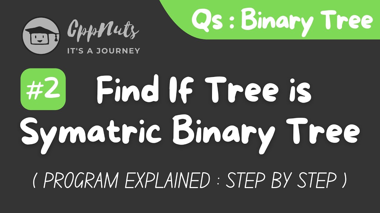 Symmetric Binary Tree | Foldable Binary Tree