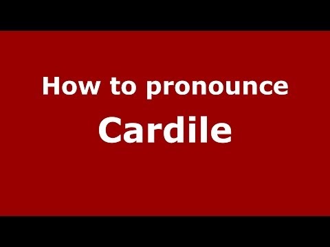How to pronounce Cardile (Italian/Italy) - PronounceNames.com