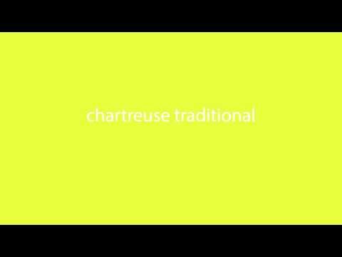 How to pronounce chartreuse traditional [all colours]