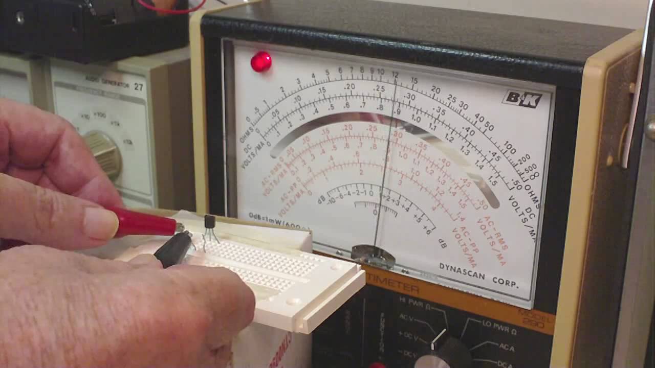 Transistor Testing, the Basics
