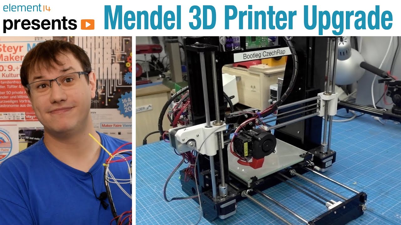 Mendel 3D Printer Upgrade and Maintenance -- Episode 473 - element14 ...