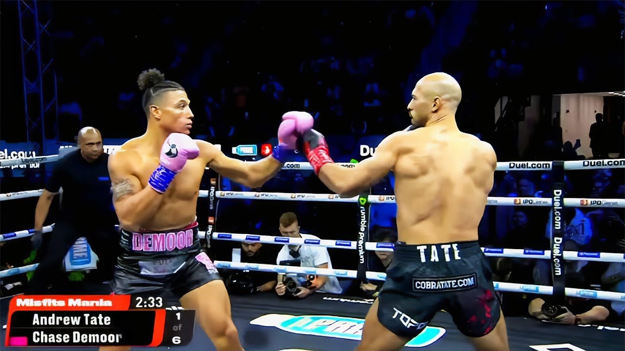Andrew Tate vs Chase Demoor FULL FIGHT HIGHLIGHTS (Misfits Boxing)