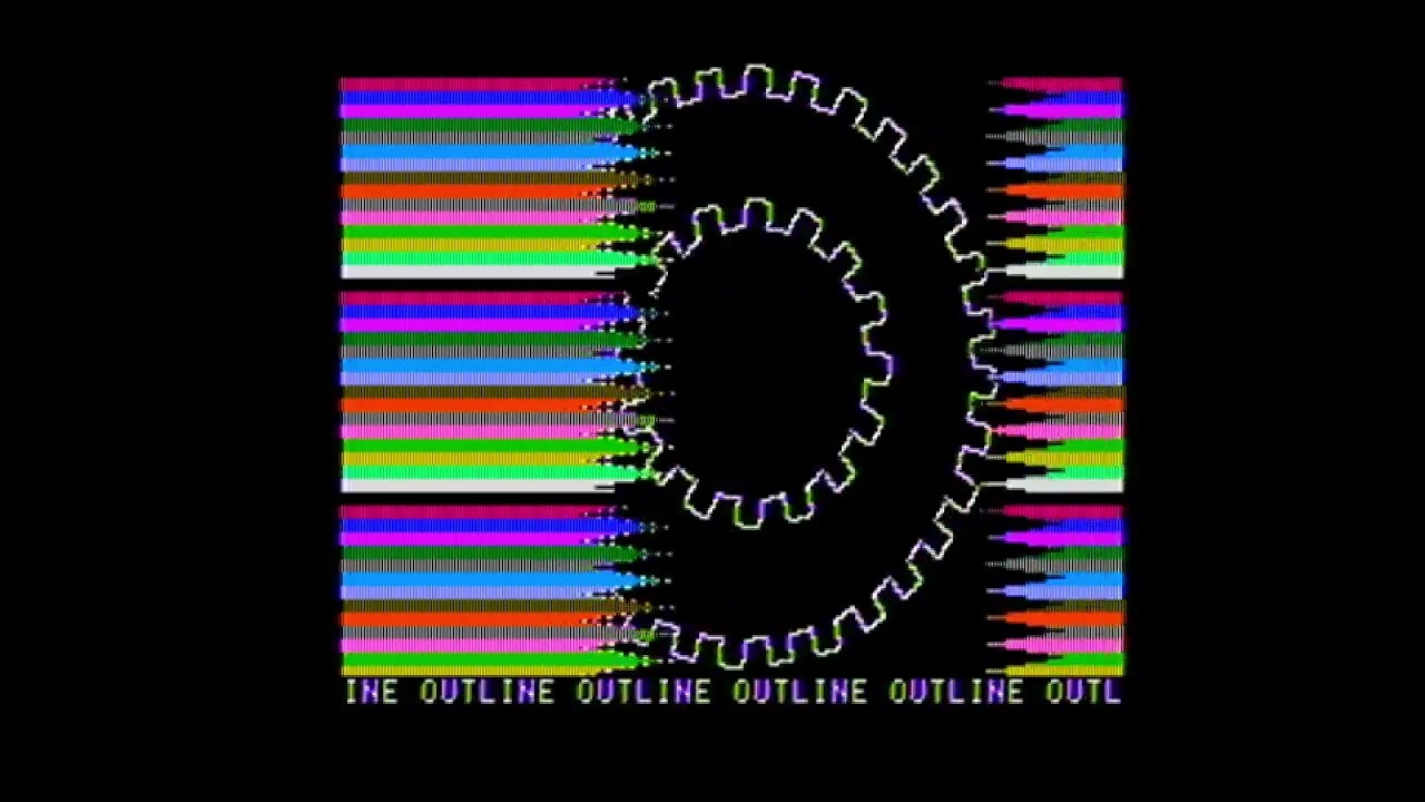 Hectic -- A 256 Byte Apple IIe Intro