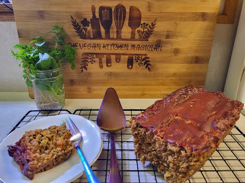 Gram's old fashioned "Meatloaf" vegan style~Not a lentil in sight