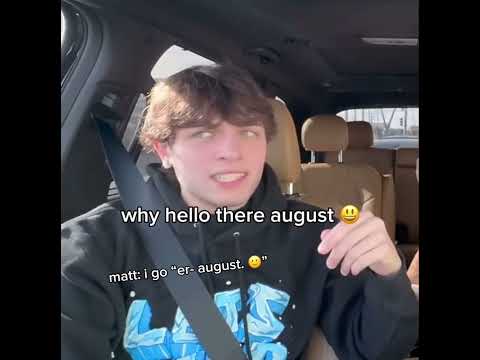 matt’s new name: august sturniolo 😭💙 || sturniolo triplets || {#mattsturniolo #auguststurniolo}