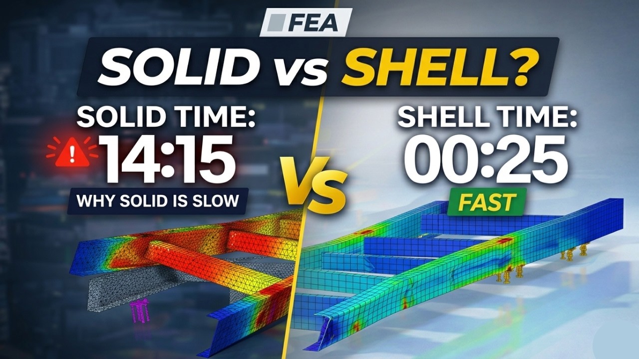 Every FEA Engineer Gets This Wrong | Shell vs Solid