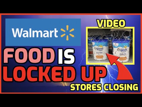 Food Locked-Up At Walmart! CEO Gives Warning! Hundreds Of Grocery ...