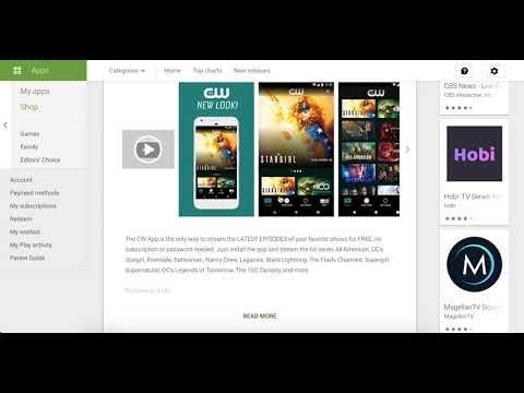 Is CW app on Android TV?