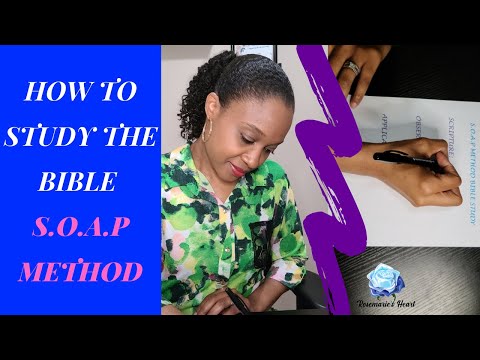 SOAP Method Of Bible Study | 5 Steps To Studying The Bible | How To Study The Bible For Yourself