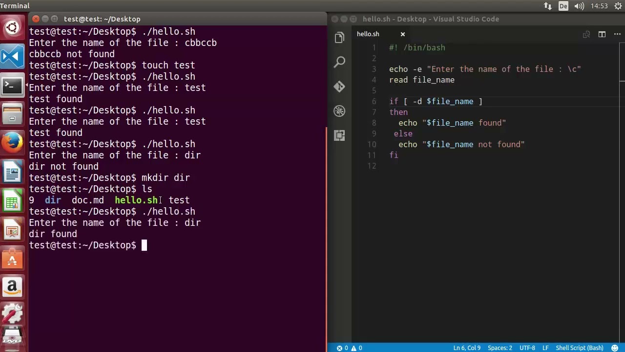 Shell Scripting Tutorial for Beginners 6   File test operators