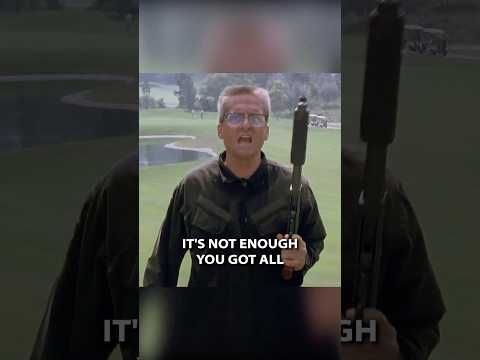 Get off my golf course!#movie #fallingdown #shorts
