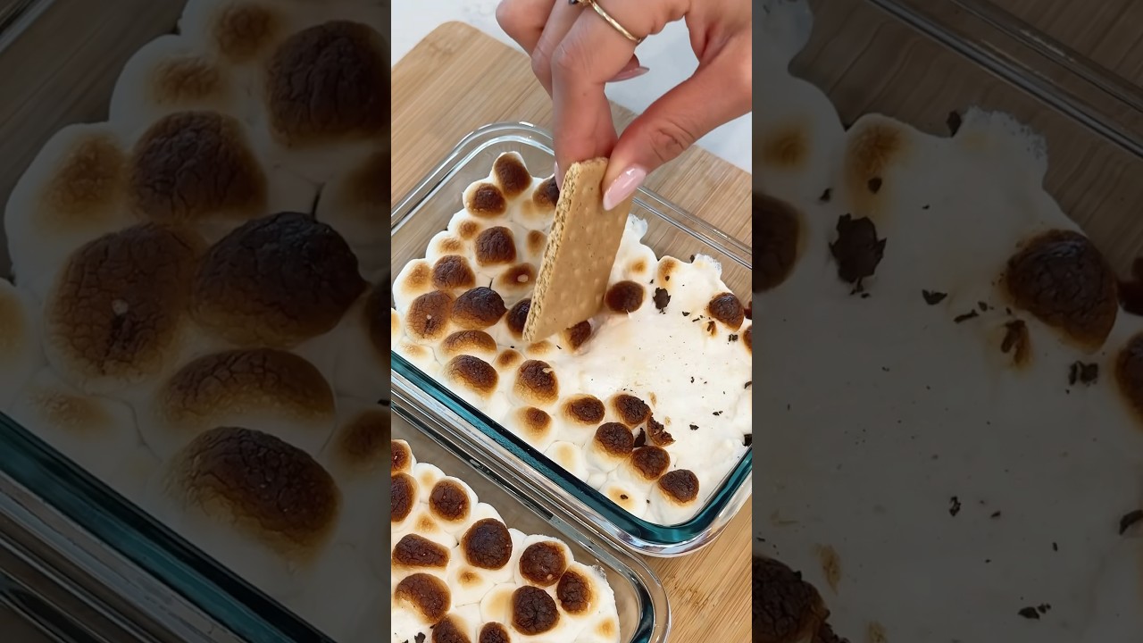 S'MORES DIP #satisfying #asmr #smores