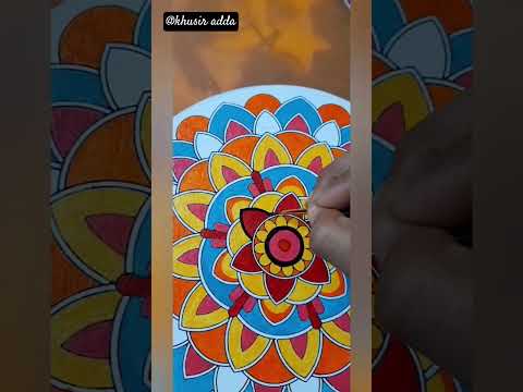Mandala Art ????✨️????... #reels #art #craft #painting