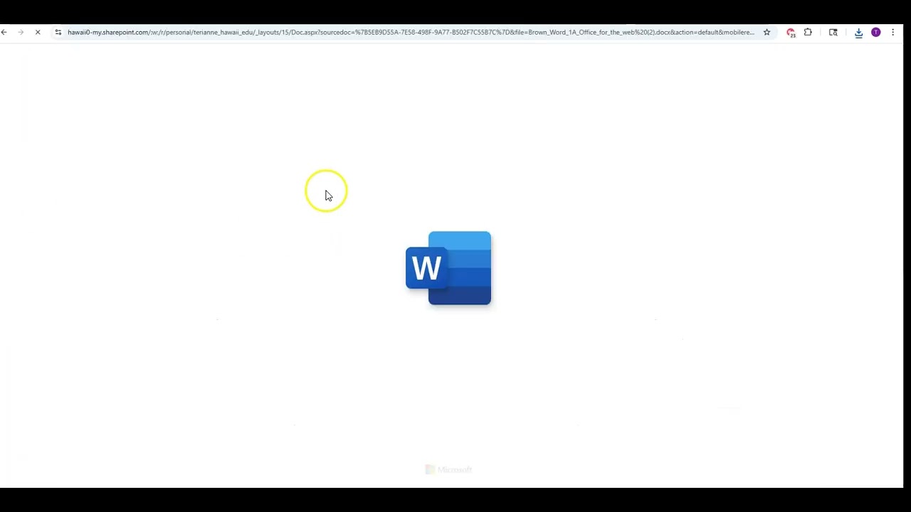 BUSN 150 Office for the Web Word 1A