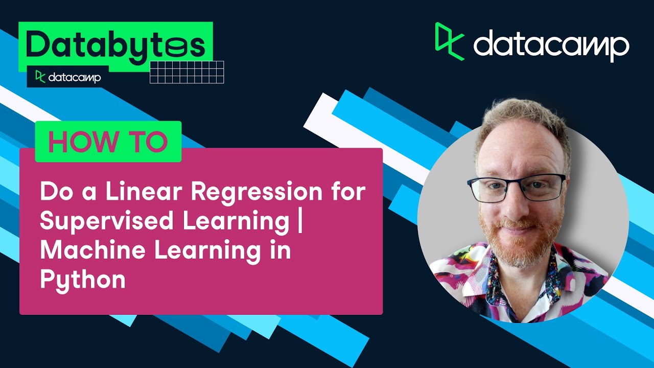 Linear Regression in Python | Databytes | Machine Learning in Python