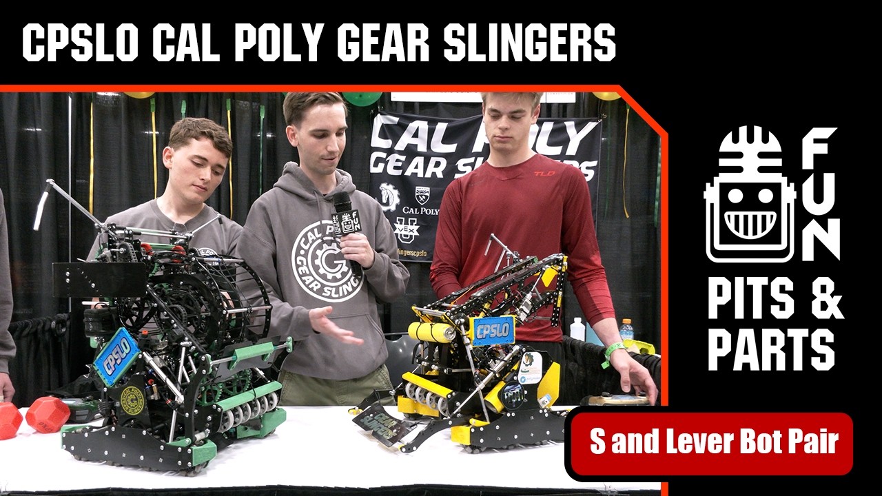 CPSLO Cal Poly Gear Slingers | Pits & Parts | VURC Push Back Robots