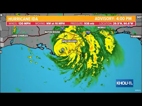 Live: Hurricane Ida track, spaghetti models and satellite