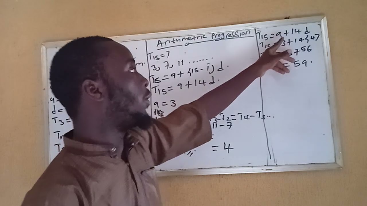ARITHMETIC PROGRESSION 1(SERIES AND SEQUENCE)
