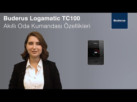 Buderus Logamatic TC100 Akıllı Oda Termostatı Özellikleri