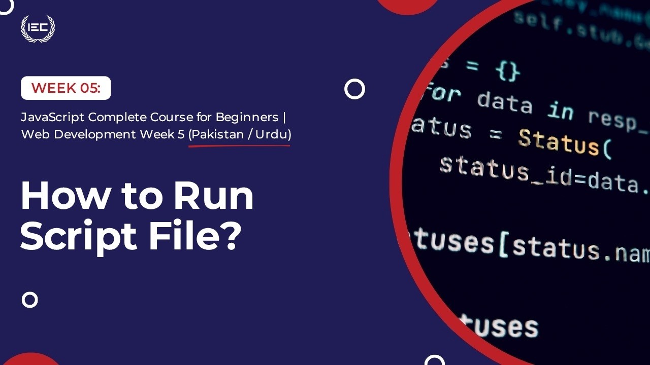 How to Run JavaScript Code | JS File Setup & Execution Guide (Pakistan/Urdu)