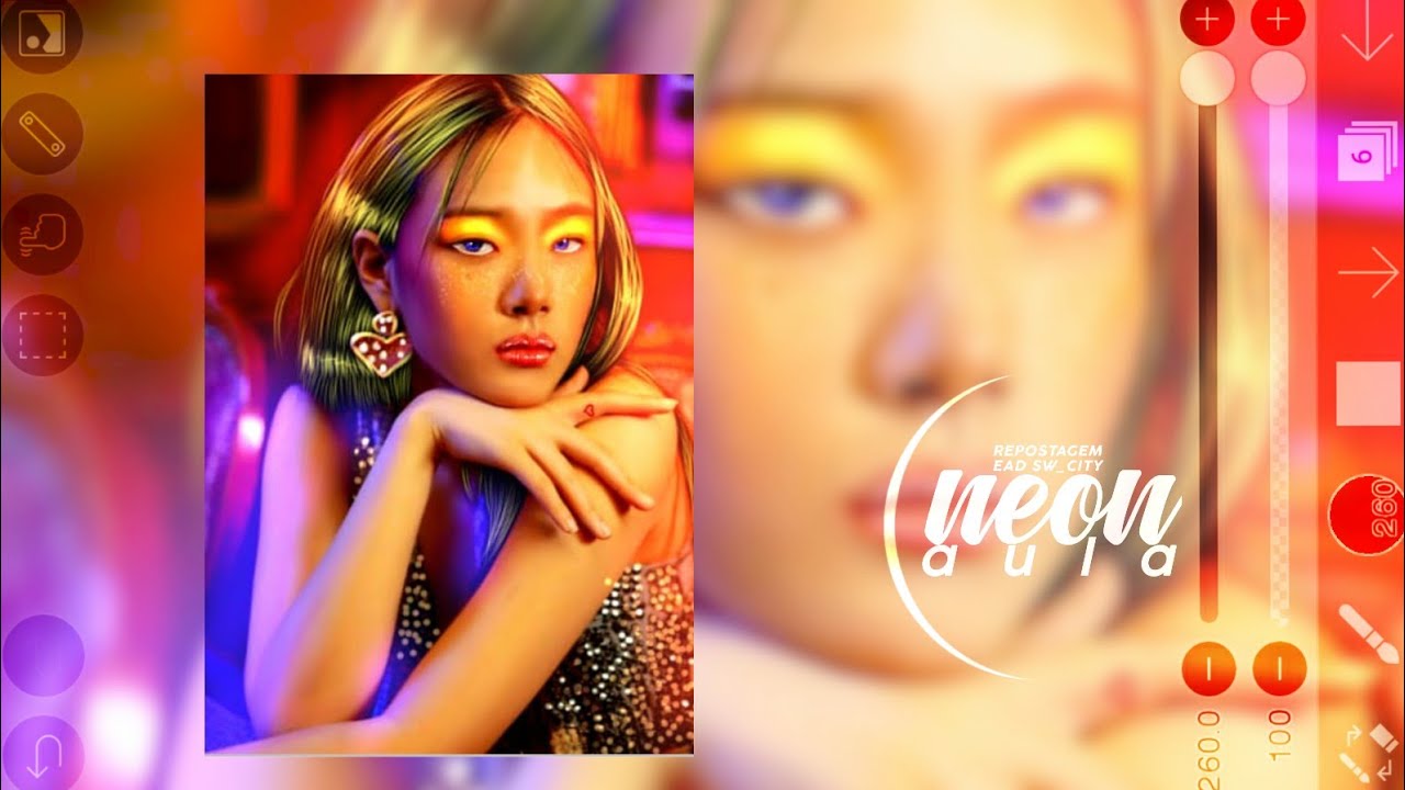 Edit neon/manipulação [Aula 05|IbisPaintX]
