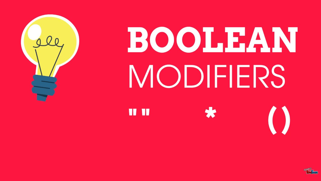 How Library Stuff Works: Boolean Modifiers 