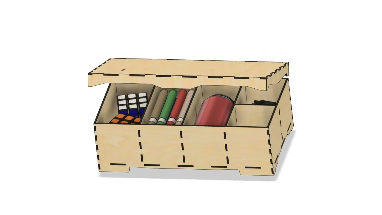 Cajas para corte cnc laser / Baúl y baulito para corte láser cajas para el hogar