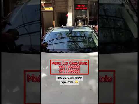 BMW 5 series Windshield Replacement🔥💯 #MetroCarGlassWorks #Windshield #windshieldreplacement