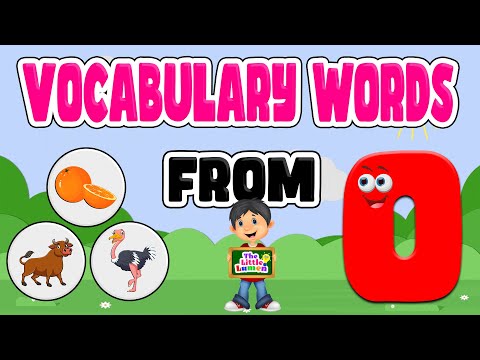20 Words From O | Words That Start With Letter O | Kids Vocabulary | The Little Lumen