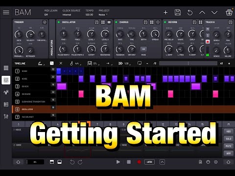 BAM - Music Production Studio - Getting Started Tutorial for the iPad
