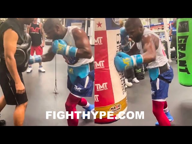 Floyd Mayweather training for return