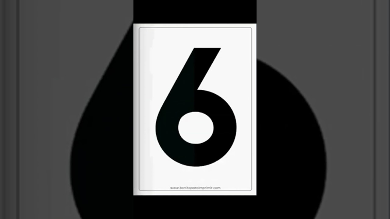 Moldes de los numeros del 0 al 8   -   para carteles  -