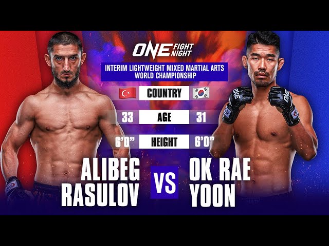 ONE Fight Night 26: FREE FULL FIGHT: Alibeg Rasulov earns a shot at ...