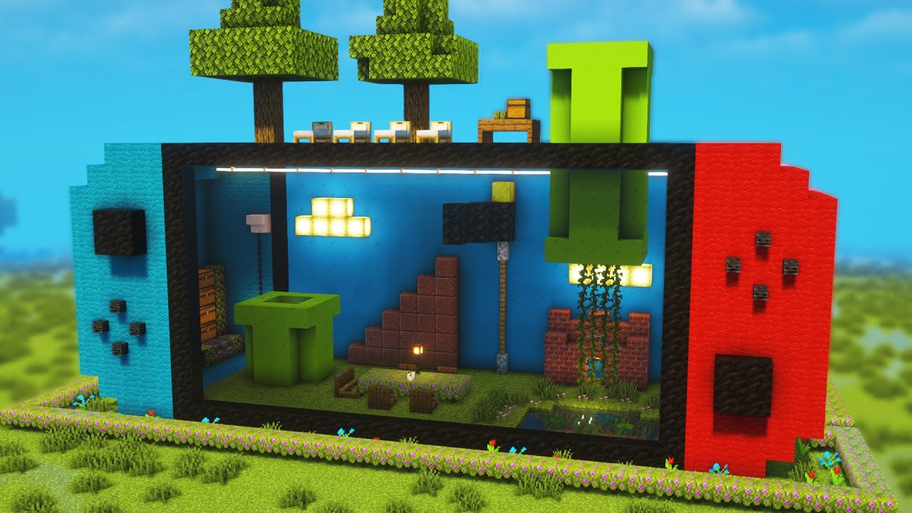 Minecraft Nintendo Switch Base Tutorial - How to Build a Nintendo ...