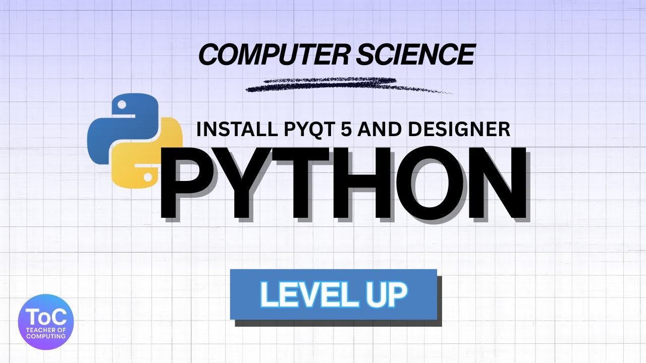 How to install #PyQt5 and PyQT5 Designer on Windows - Super fast - Super easy #python