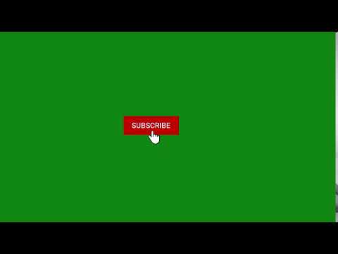 Green Screen klik tombol Subscribe dan Lonceng/Bell dengan efek suara