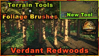 Expanded Terrain Tools and Expanded Foliage Brushes at Jurassic World ...