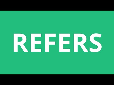 How To Pronounce Refers - Pronunciation Academy