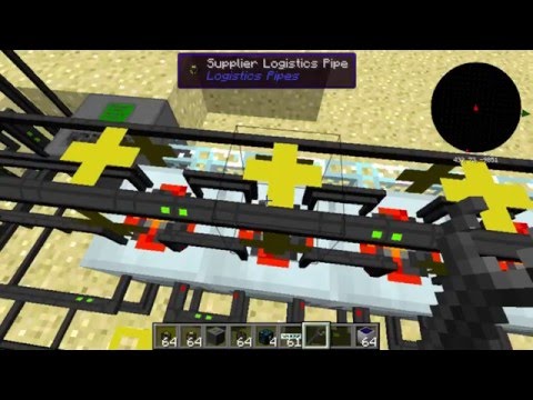 Tekkit Legends - Logistics Pipes Blaze Rod Machine
