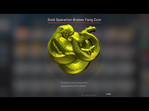 Steam Community :: Video :: CS:GO Gold Operation Broken Fang Challenge Coin