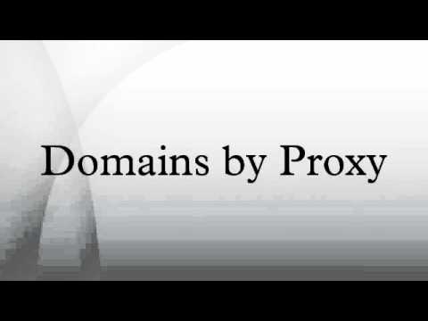 Domains by Proxy