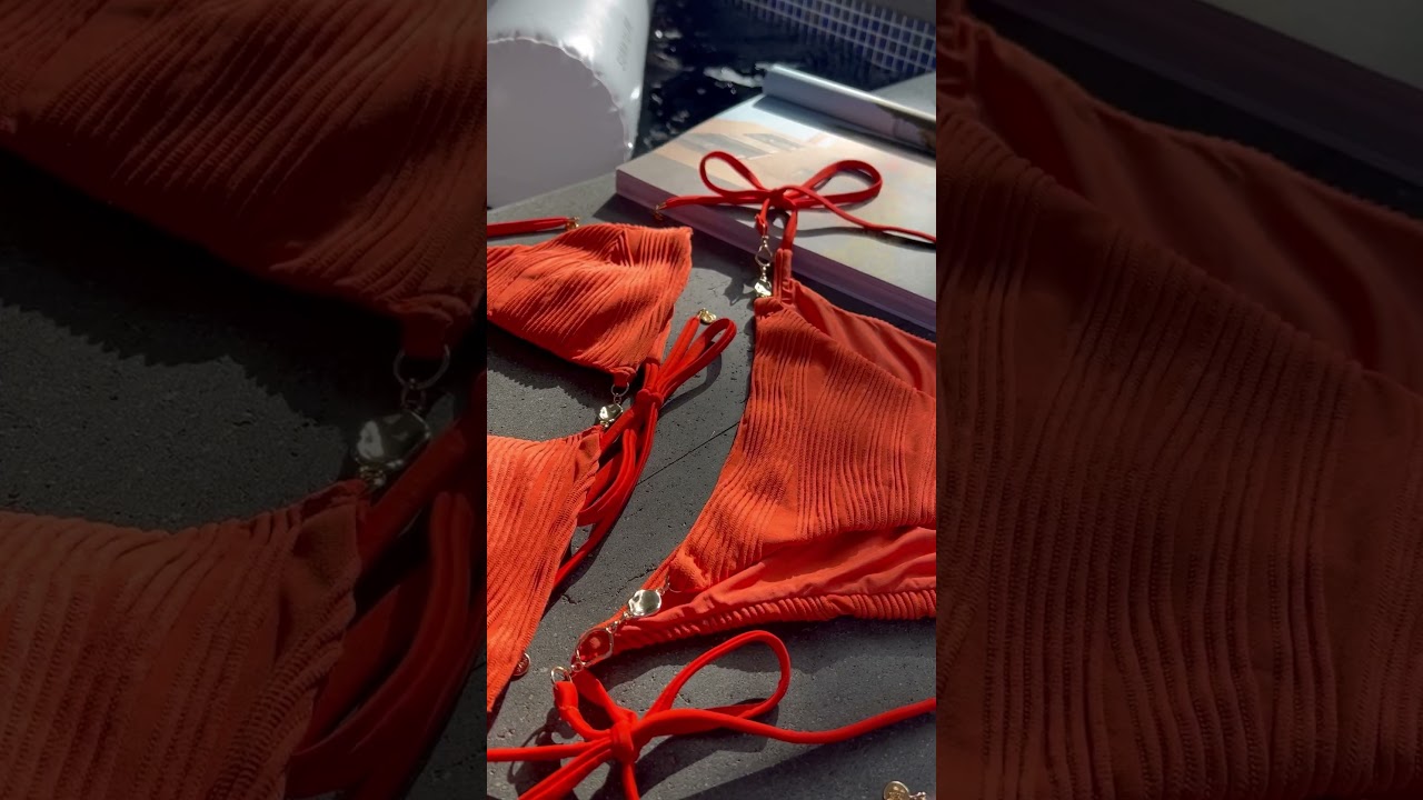 Bluebella Orta Triangle Bikini Orange