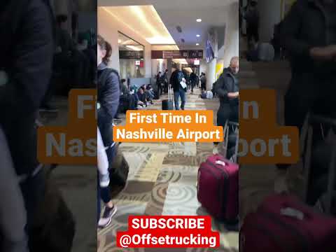 First Time In Nashville Airport #nashville #airport #full #crowded #vlog #subscribetomychannel