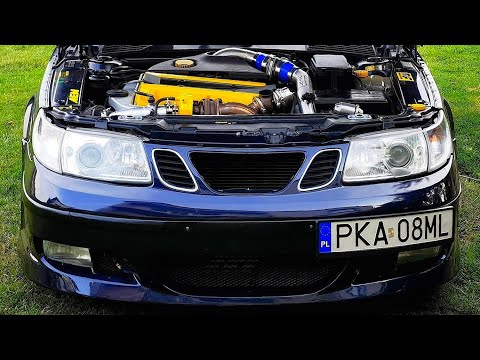 Saab 9-5 Aero ~500hp / 650Nm brutal wastgate & HKS blow off.