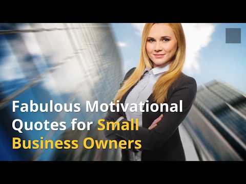 Fabulous Motivational Quotes for Small Business Owners video