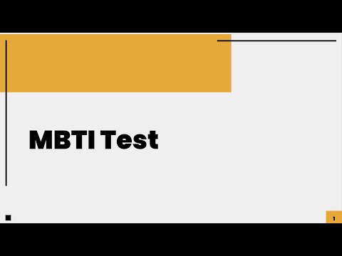 MBTI - Myers–Briggs Type Indicator