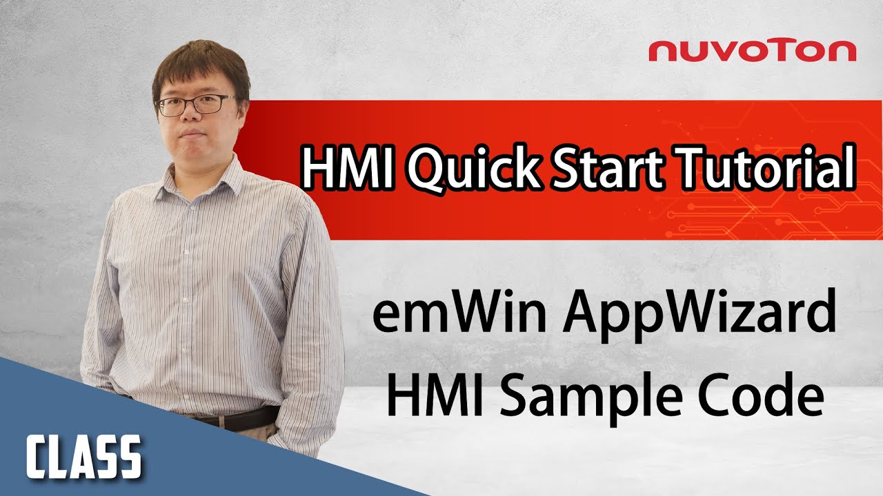 Quickly Build-up GUI on Nuvoton HMI Platform by emWin AppWizard
