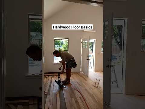 HARDWOOD FLOOR INSTALL Basics #diy