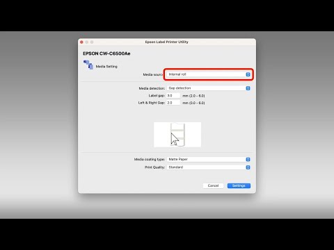 How to Set Up the Mac Driver (CW-C6000/CW-C6500 Series)