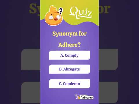 Adhere- Synonym🤔 Wait For Answer ! #dictionaryshorts #shorts #trending #trendingshorts #short